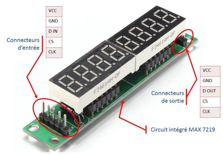 Affichage 7 segments pas cher sur arduino